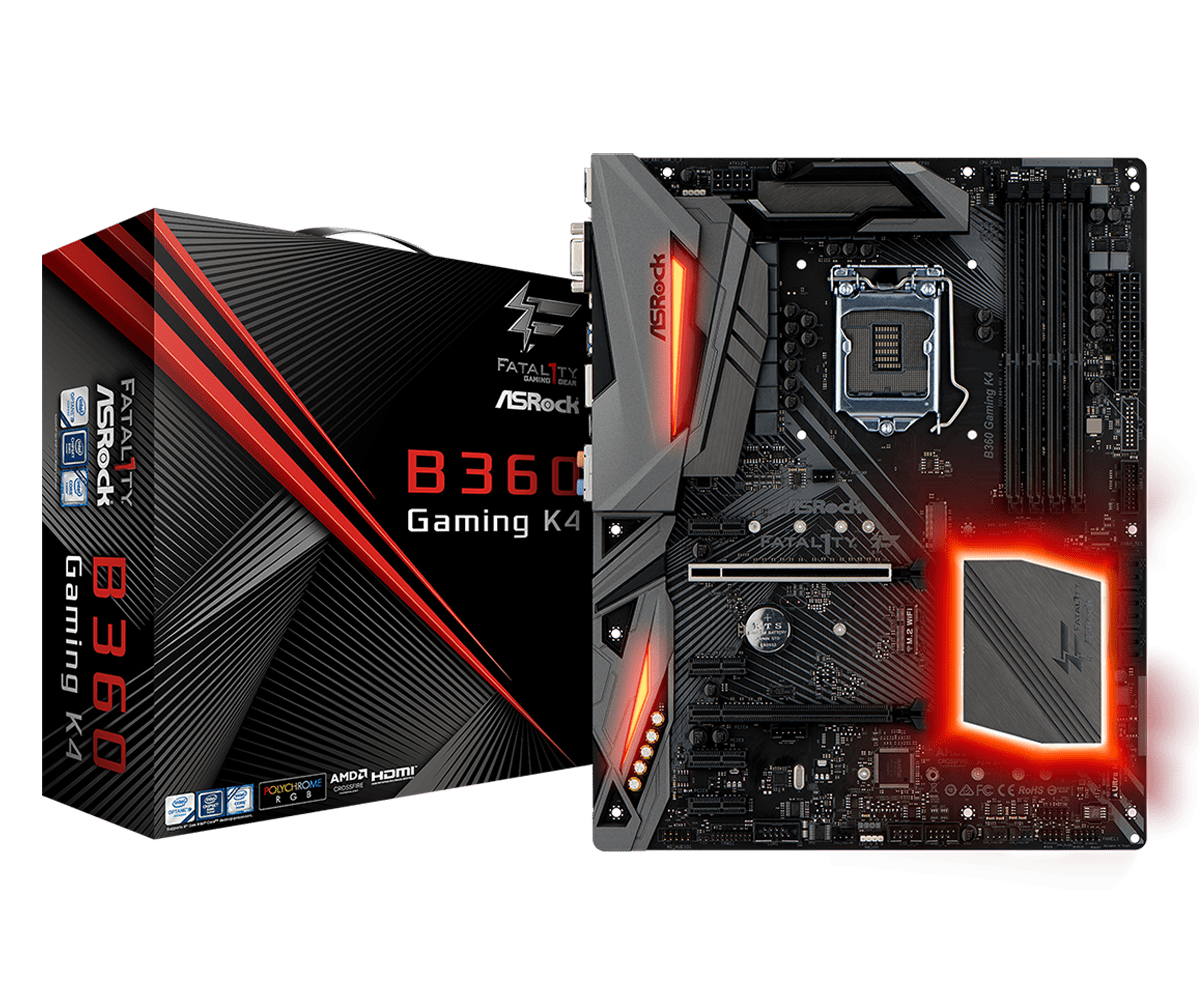 ASRock > Fatal1ty B360 Gaming K4